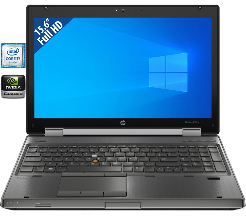 HP EliteBook Workstation 8570w Core i7-3630QM 2.4GHz 16GB 240GB SSD